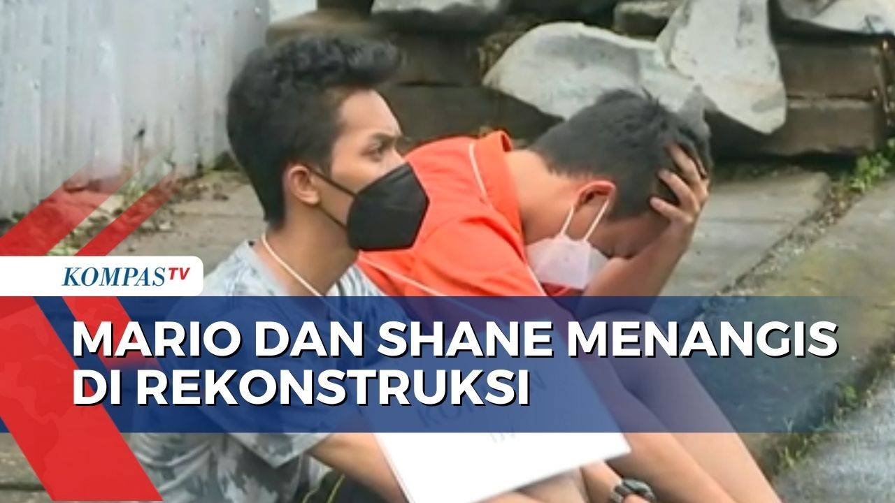 Tertunduk Lesu, Mario dan Shane Tampak Menangis Saat Rekonstruksi ...