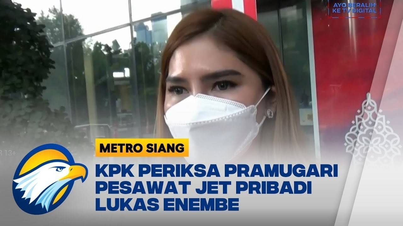 KPK Periksa Pramugari Pesawat Jet Pribadi Lukas Enembe - METRO TV | Vidio