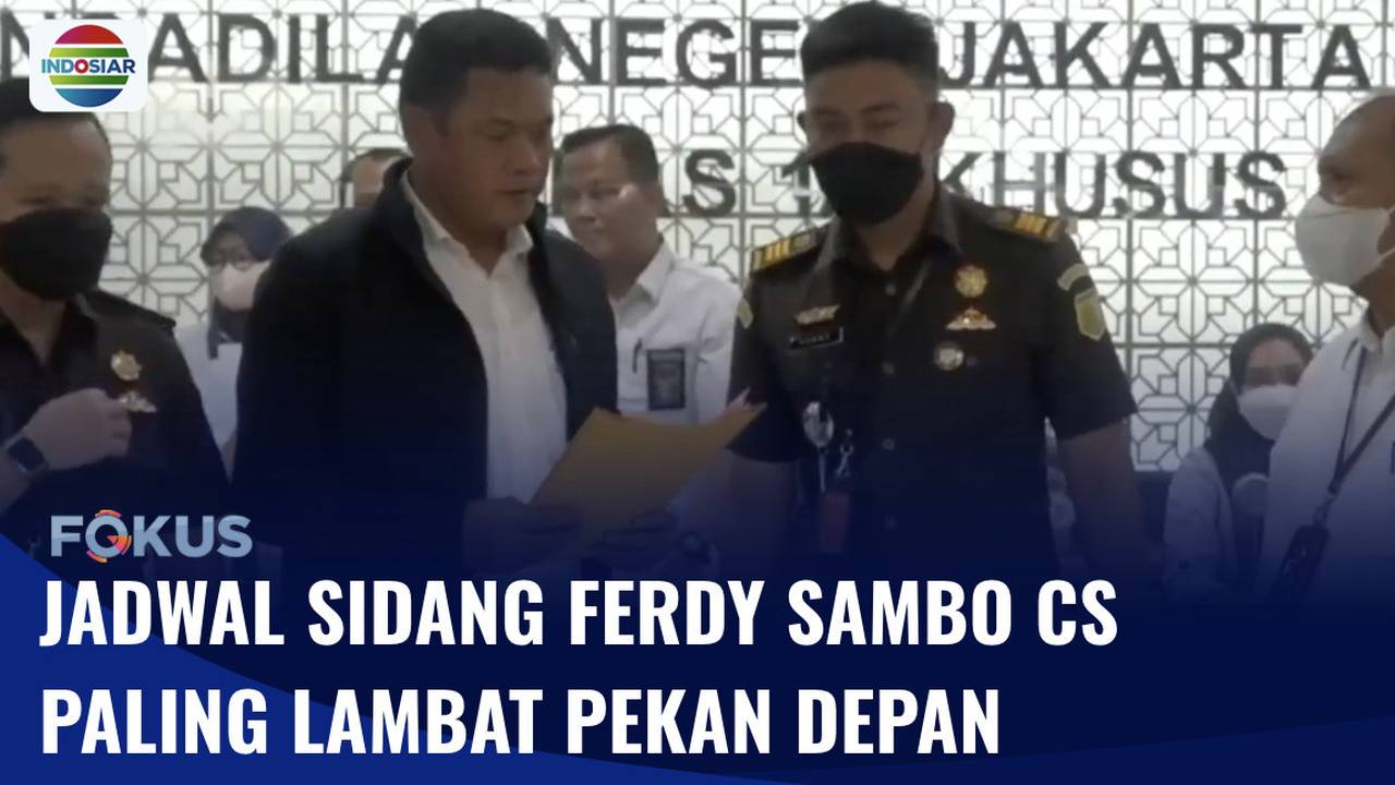 Digelar Paling Lambat Pekan Depan, Sidang Ferdy Sambo Cs Akan Terbuka Untuk Umum | Fokus ...