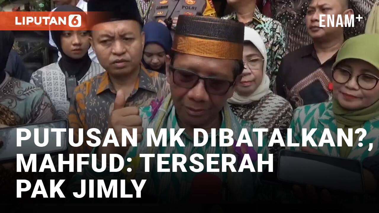 Mahfud MD Respons Peluang MKMK Batalkan Putusan MK Soal Batas Usia ...