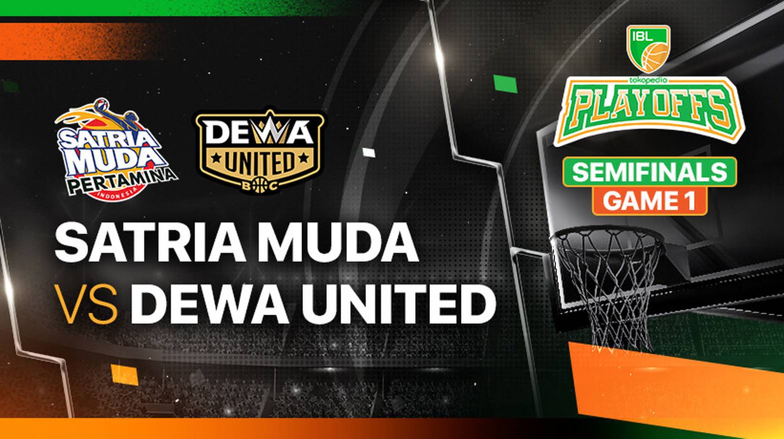 Semifinal - Game 1: Satria Muda Pertamina Jakarta vs Dewa United Banten ...