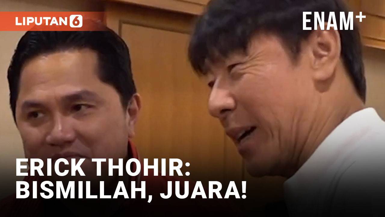 Erick Thohir Temui Shin Tae-yong & Penggawa Timnas Sebelum Piala Dunia ...