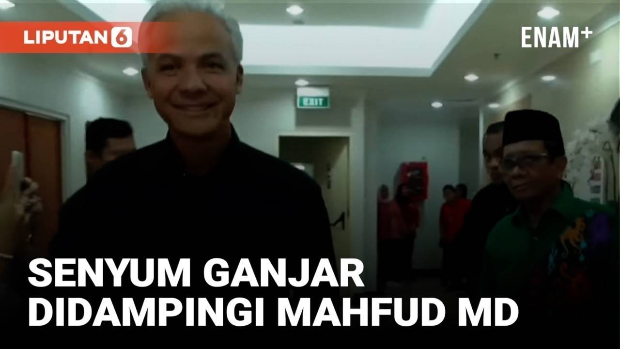 Megawati Umumkan Mahfud MD Sebagai Cawapres Ganjar - LiputanEnam | Vidio