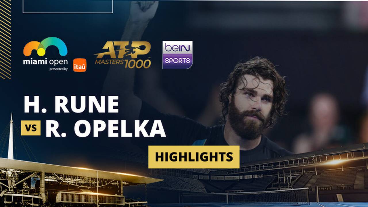 H. Rune vs R. Opelka - Highlights | Miami Open presented by Itau 2025