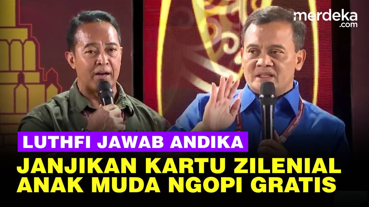 Serangan Andika Soal Internet, Luthfi Janjikan Kartu Zilenial Biar Anak Muda Ngopi Gratis - merdeka
