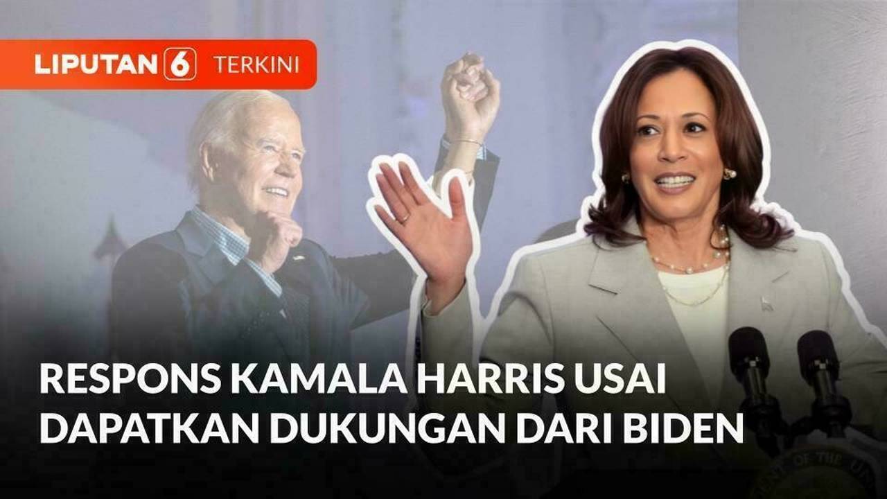 Kamala Harris Buka Suara Usai Joe Biden Mendukungnya Maju Sebagai Capres di Pemilu AS | Liputan ...