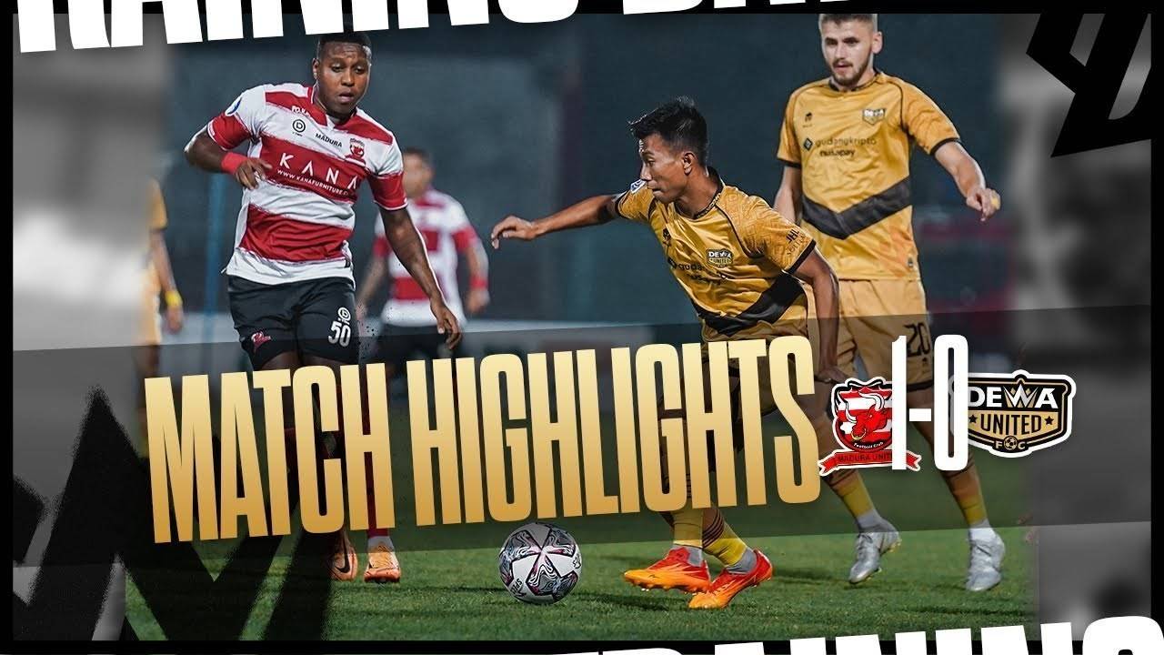 MATCH HIGHLIGHT | MADURA UNITED VS DEWA UNITED FC | 1-0 | [MATCHDAY 5 ...