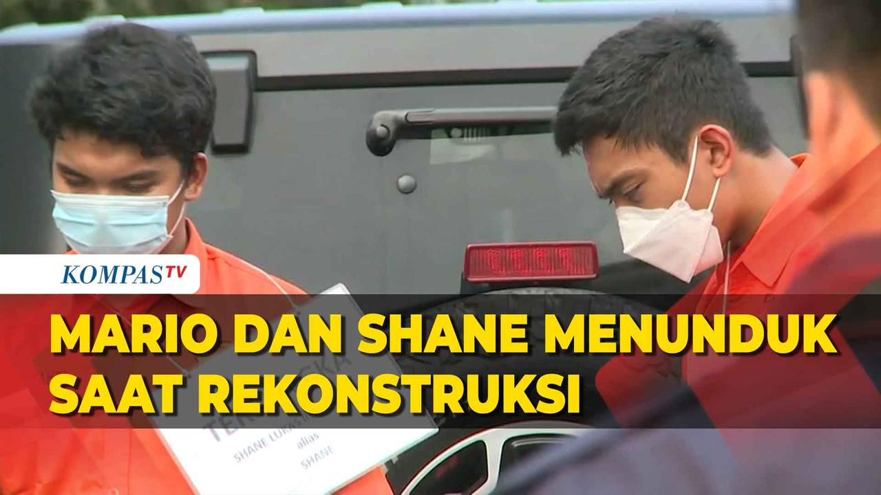 [FULL] Rekonstruksi Penganiayaan David Ozora, Mario Dandy dan Shane Lukas Terus Menunduk ...