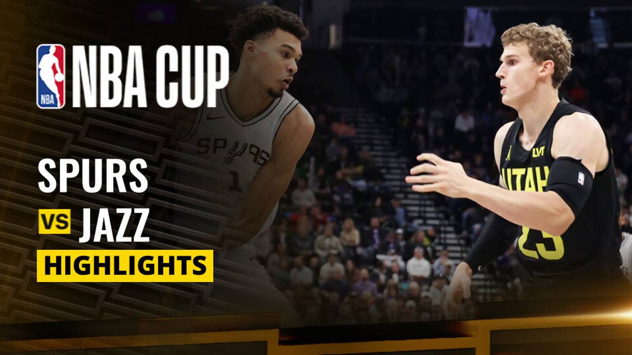 San Antonio Spurs vs Utah Jazz - Highlights | NBA Cup 2024/25 | Vidio