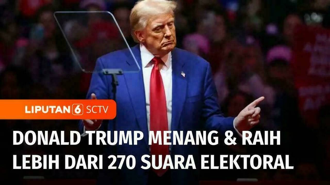 Sah! Donald Trump Kembali Menang Jadi Presiden Amerika Serikat 2024 ...