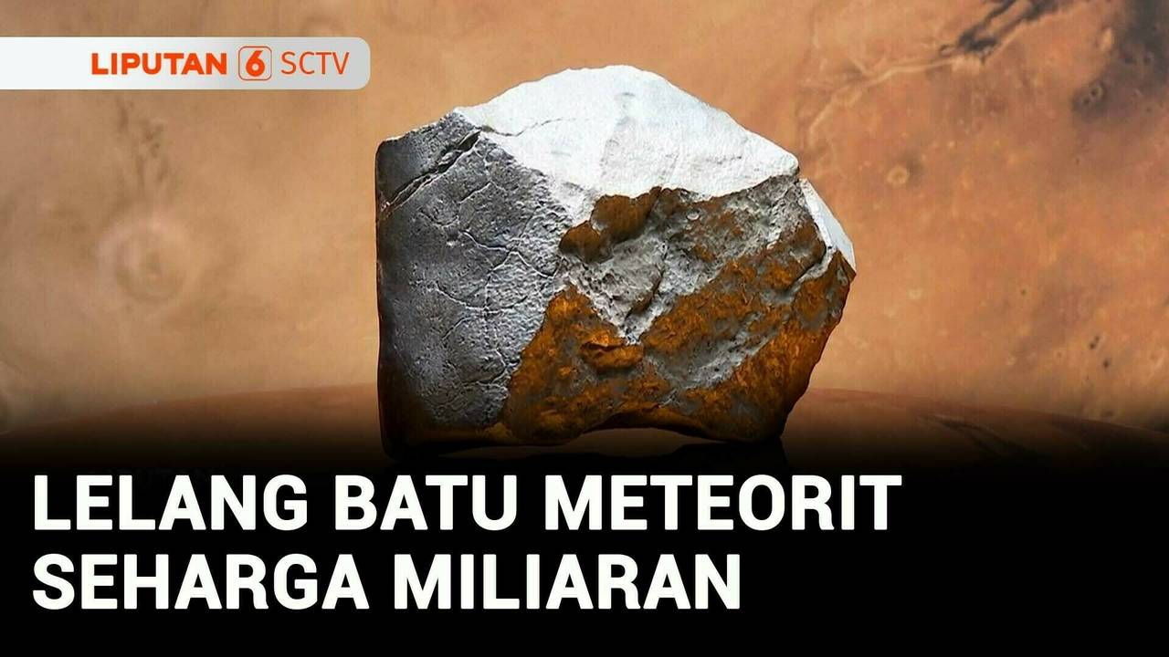 Potongan Batu dari Planet Mars Dilelang Mulai Rp16 Miliar, Tertarik ...