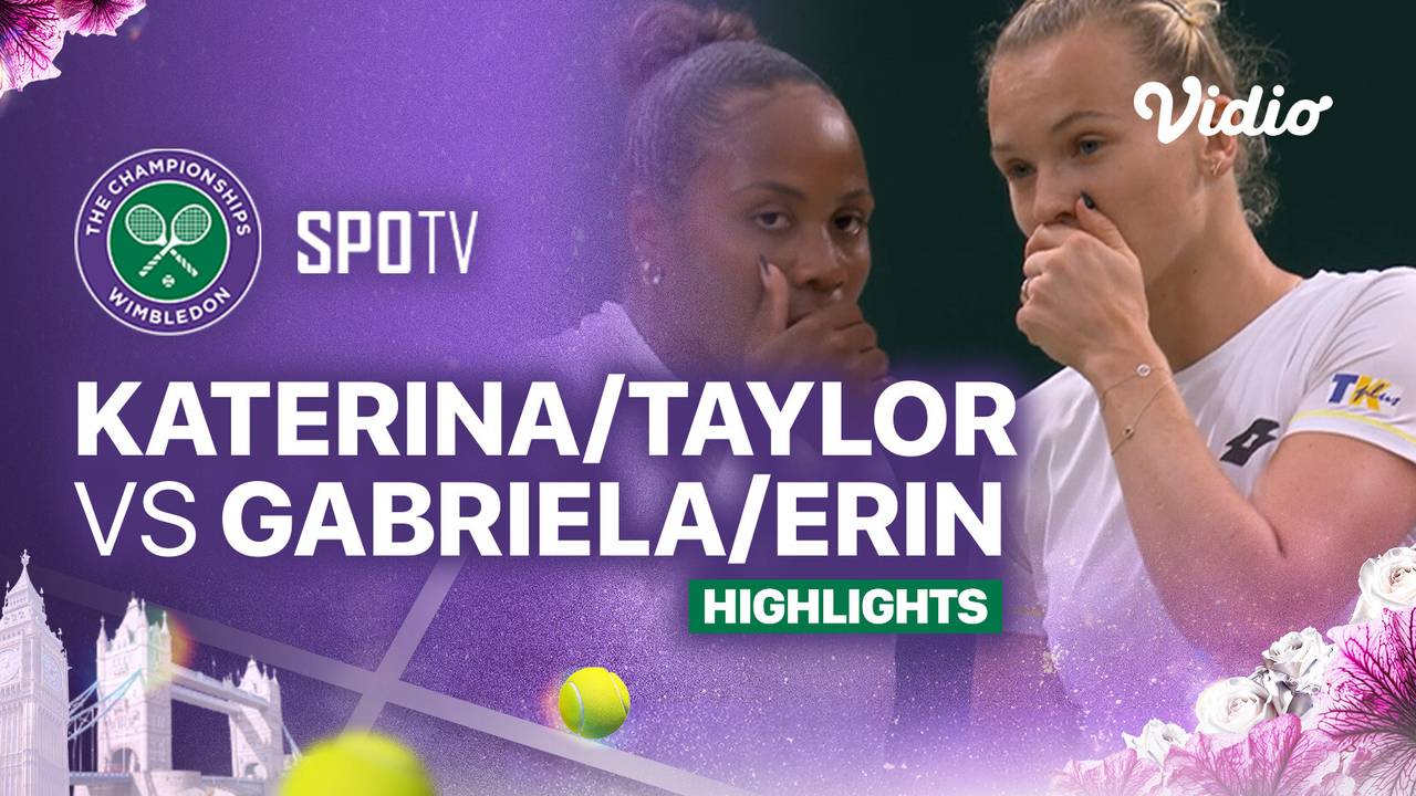 Katerina Siniakova (CZE)/Taylor Townsend (USA) vs Gabriela Dabrowski ...