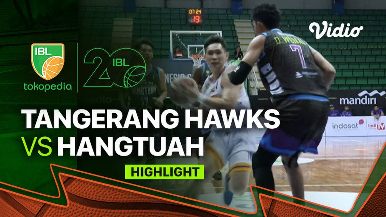 Highlights | Tangerang Hawks Basketball vs RJ Amartha Hangtuah Jakarta | IBL Tokopedia 2023 | Vidio