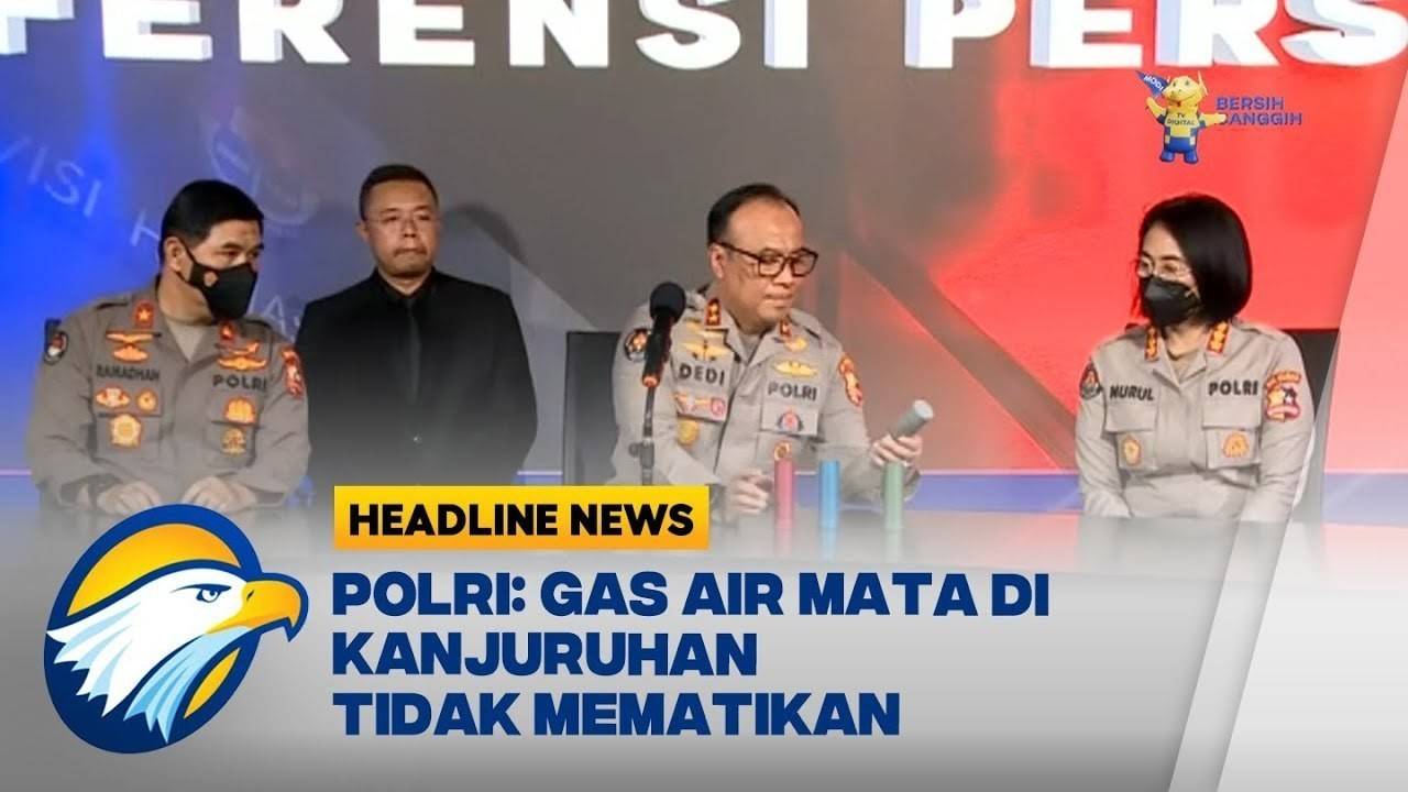 Polri_ Gas Air Mata di Kanjuruhan Tidak Mematikan - METRO TV | Vidio
