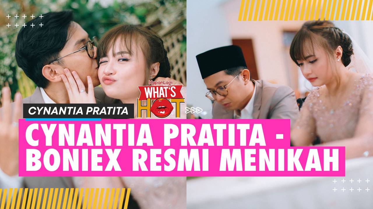 Cynantia Pratita Resmi Menikah Dengan Boniex For Revenge, Tak Bisa Tahan Tangis Saat Momen Sakral