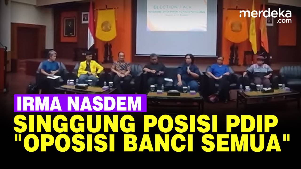 [FULL] Keras! Irma Nasdem Blak-blakan Posisi PDIP: Oposisi Banci Semua ...