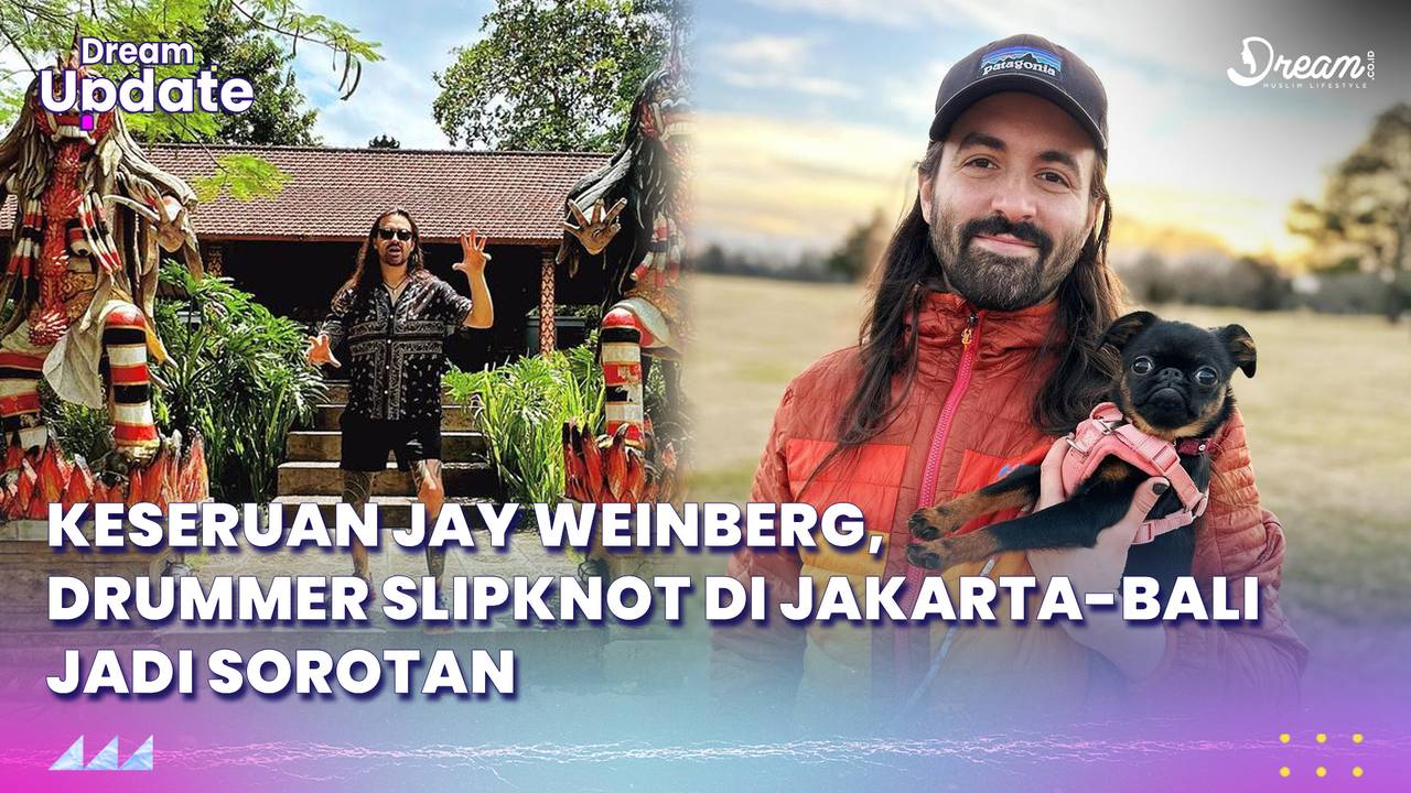 Keseruan Jay Weinberg, Drummer Slipknot di Jakarta-Bali Jadi Sorotan