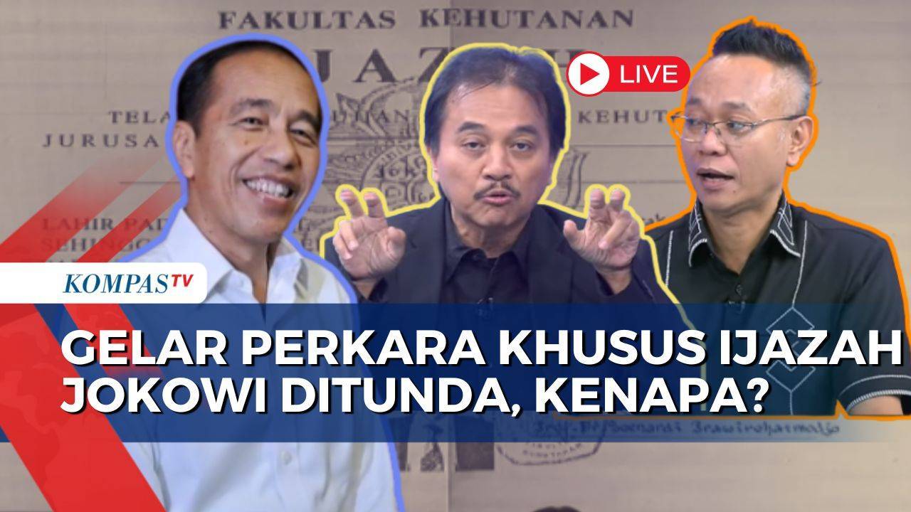 Debat Roy Suryo VS Peradi Bersatu soal Gelar Perkara Khusus Ijazah Jokowi Ditunda | KOMPAS ...