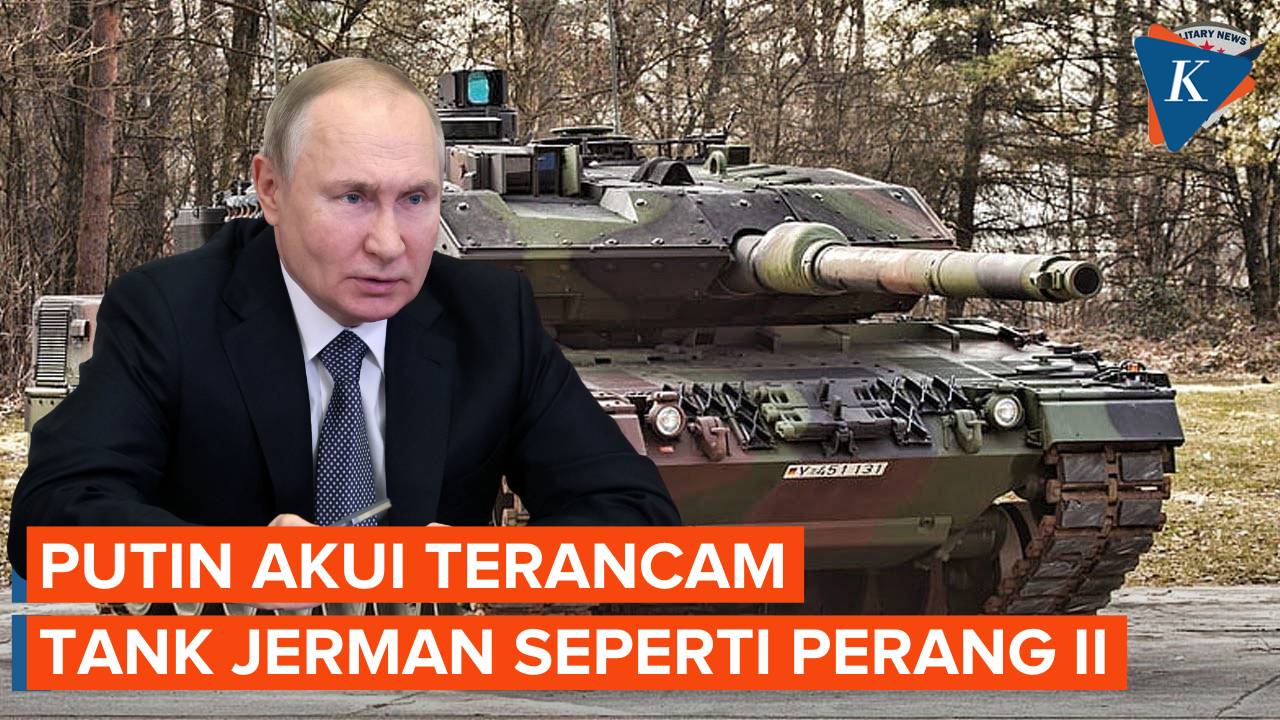 Presiden Rusia Vladimir Putin Akui Terancam Tank dari Jerman - Kompascom