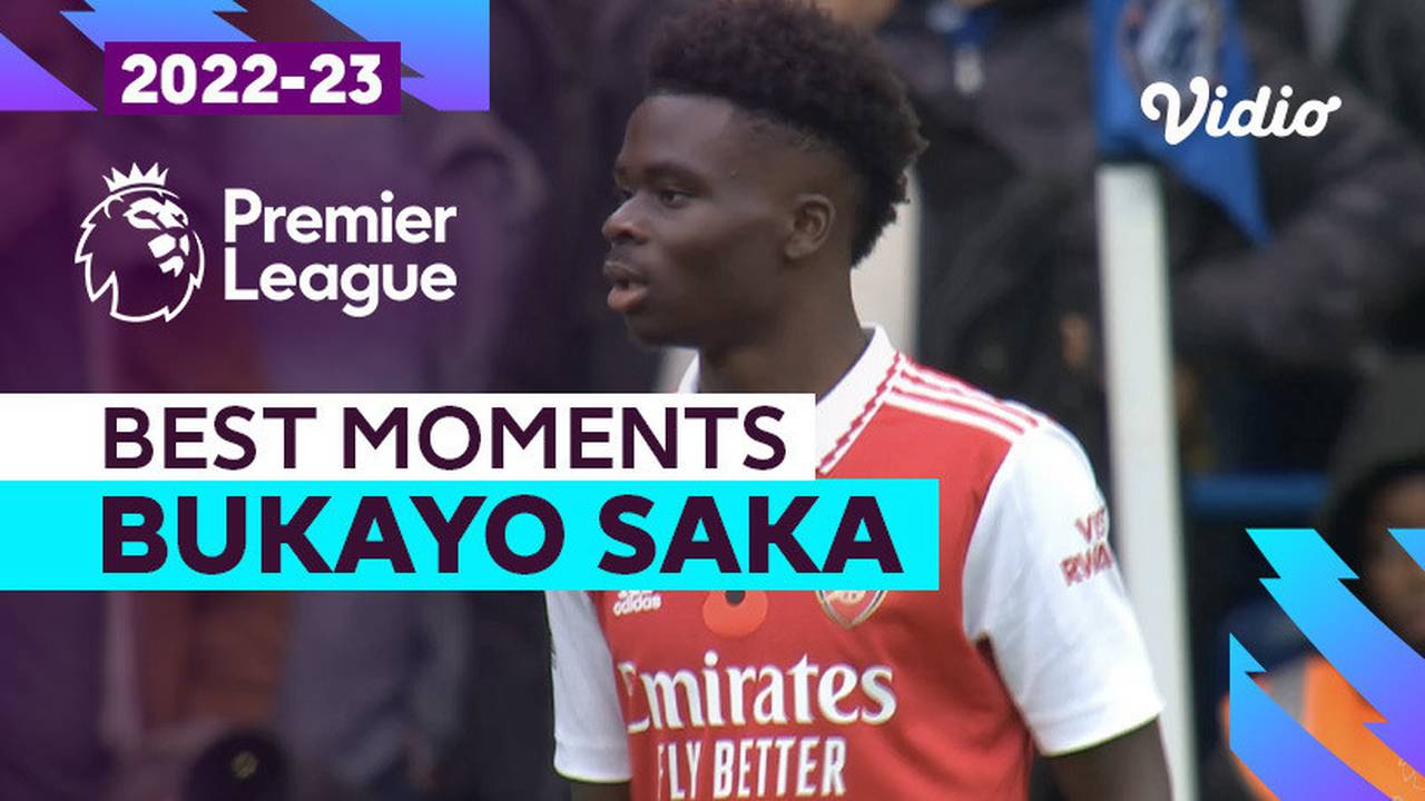 Aksi Bukayo Saka | Chelsea vs Arsenal | Premier League 2022/23 | Vidio