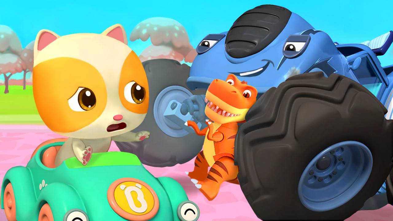 Baby Bus - Seri Mobil Monster | Pencuri Mainan | Vidio