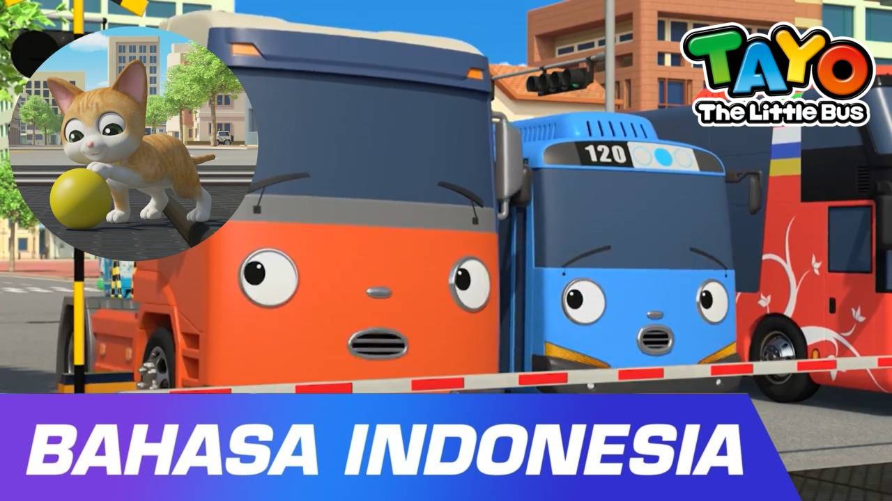 Tayo Bus Kecil - Ep 14 - Tolong Rawat Kucingnya | Tayo S6 - Bahasa ...