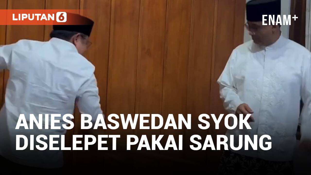Anies Baswedan Kaget dengan Kekuatan Selepetan Sarung Cak Imin - liputan6.com | Vidio