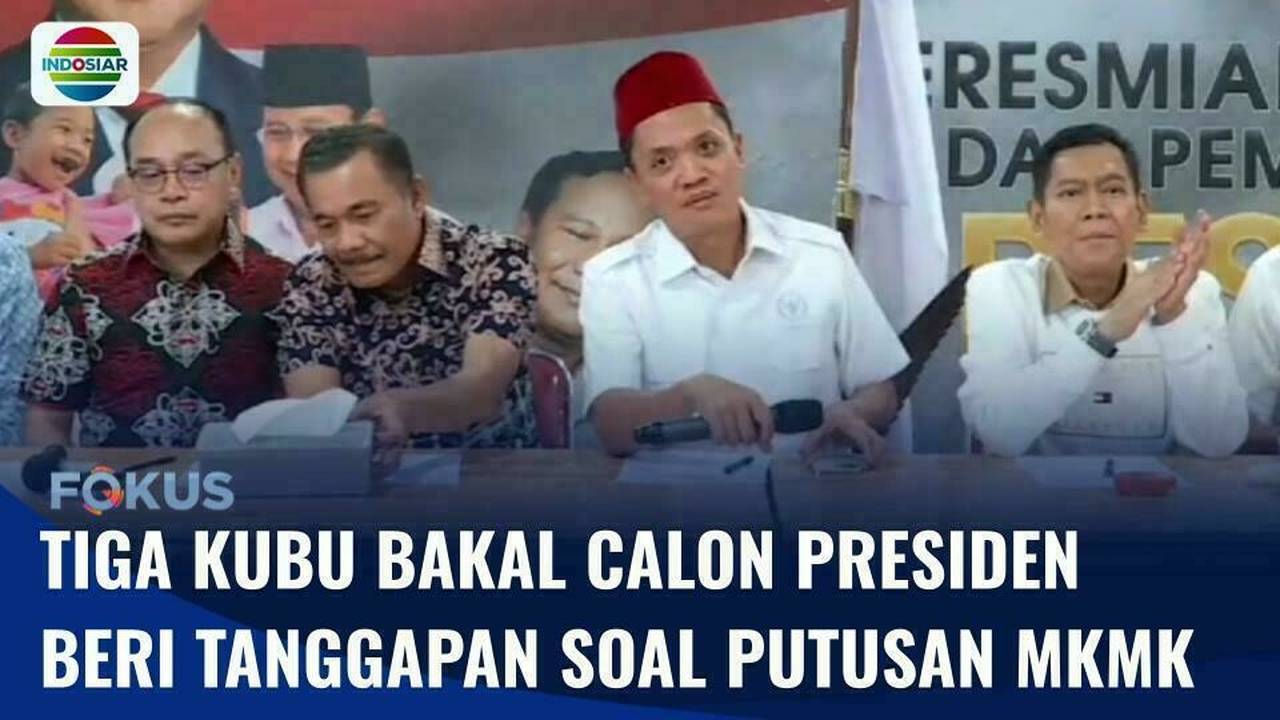 TKN Prabowo-Gibran Sebut Putusan MKMK Tak Berdampak pada Pencalonan | Fokus - INDOSIAR | Vidio