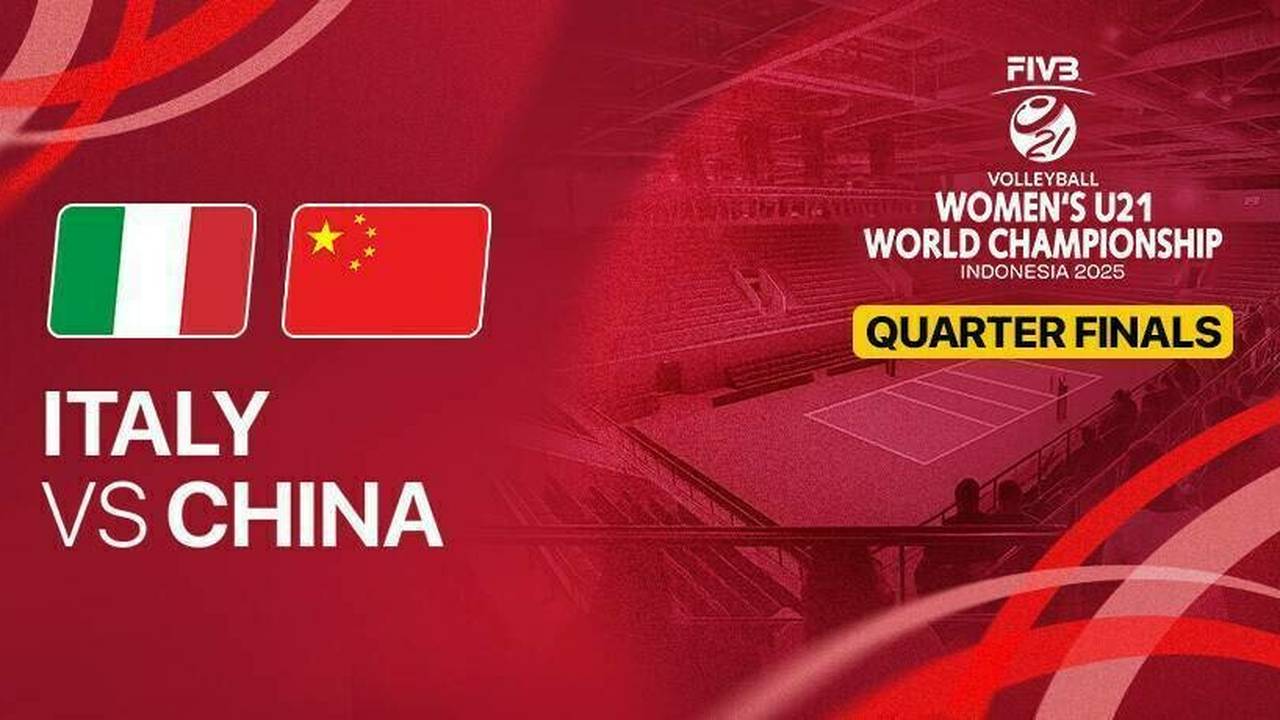 Quarter Final: Italy vs China - Full Match | FIVB Women's U21 World ...