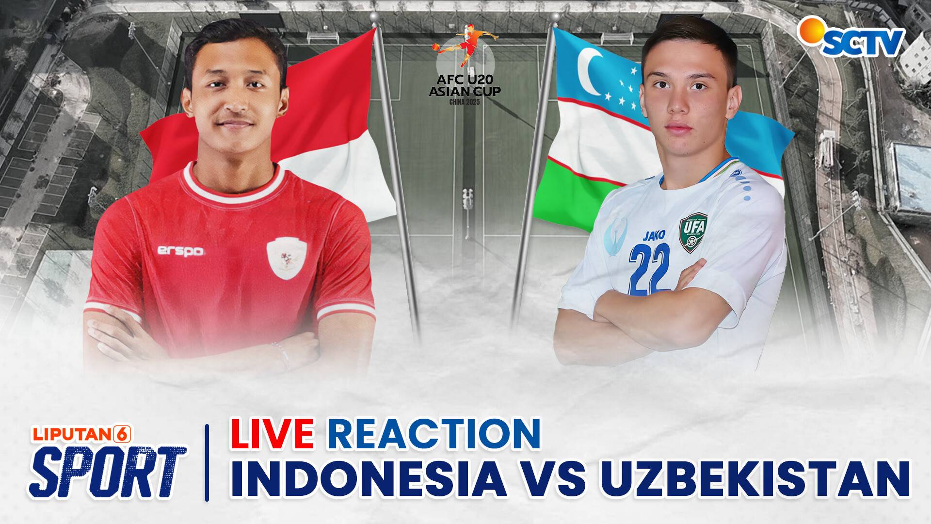 Live Streaming INDONESIA VS UZBEKISTAN | AFC U-20 Asian Cup 2025 - LIVE ...