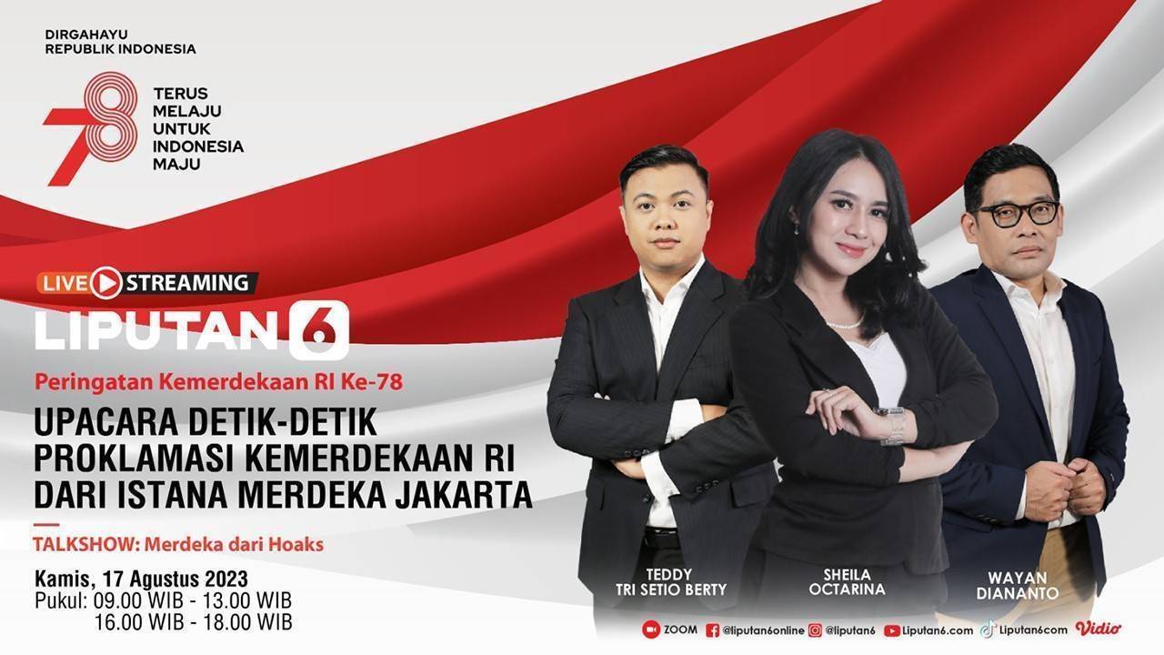 Upacara Detik-Detik Proklamasi Kemerdekaan RI dari Istana Merdeka ...