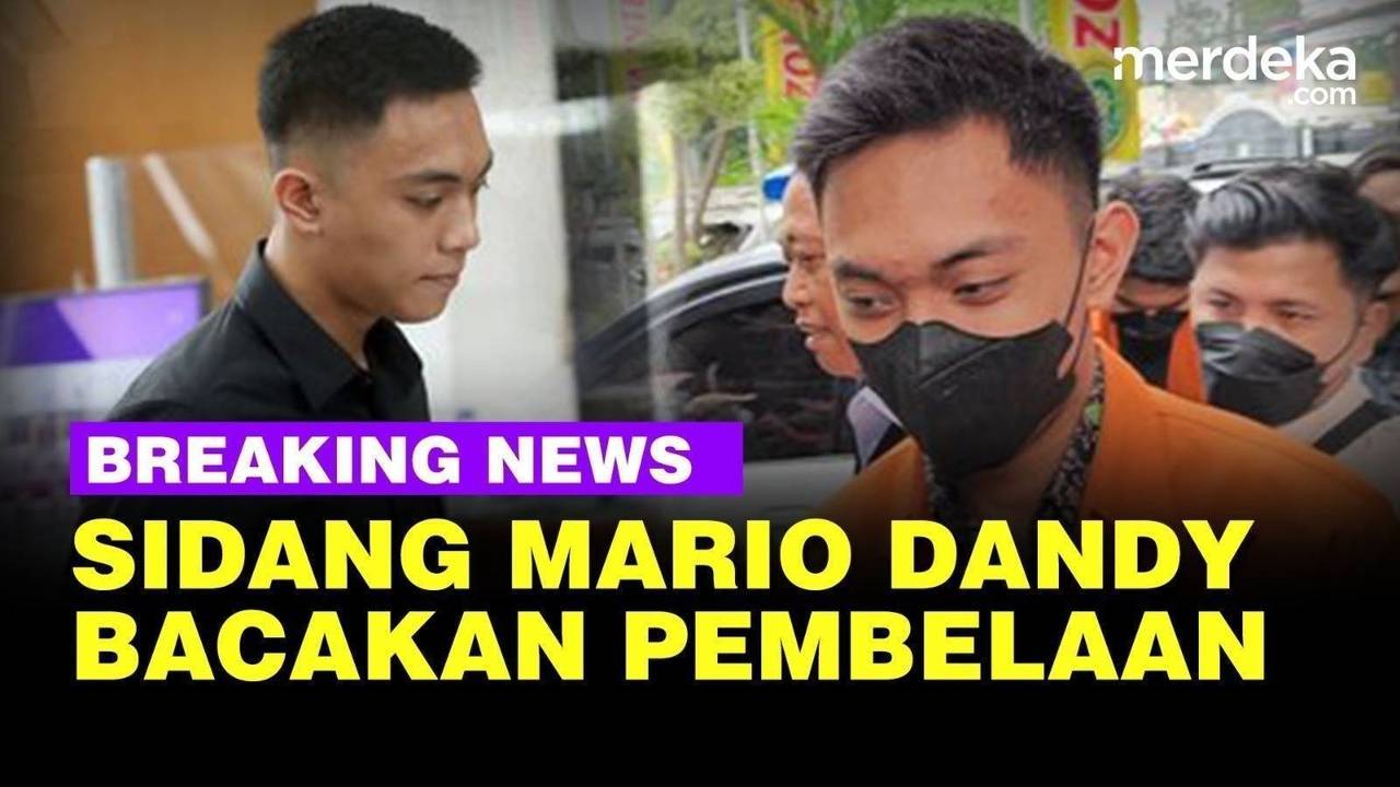 LIVE NOW - Kejutan Sidang Mario Dandy Bacakan Nota Pembelaan - merdeka | Vidio