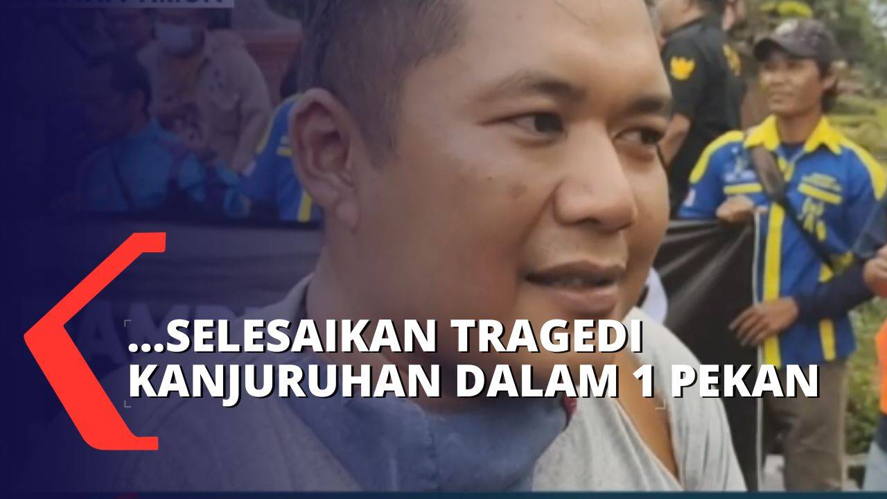 Usut Tuntas Tragedi Kanjuruhan, Aremania: Selesaikan Tragedi Kanjuruhan ...