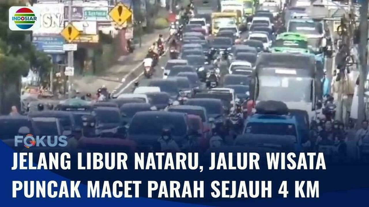 Memasuki Libur Akhir Pekan, Jalur Wisata Puncak Macet Parah! | Fokus - INDOSIAR | Vidio
