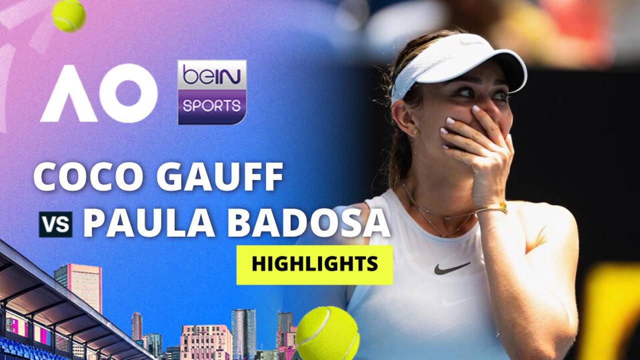 Coco Gauff (USA) vs Paula Badosa (ESP) - Women's Singles Quarterfinals - Highlights| Australian ...