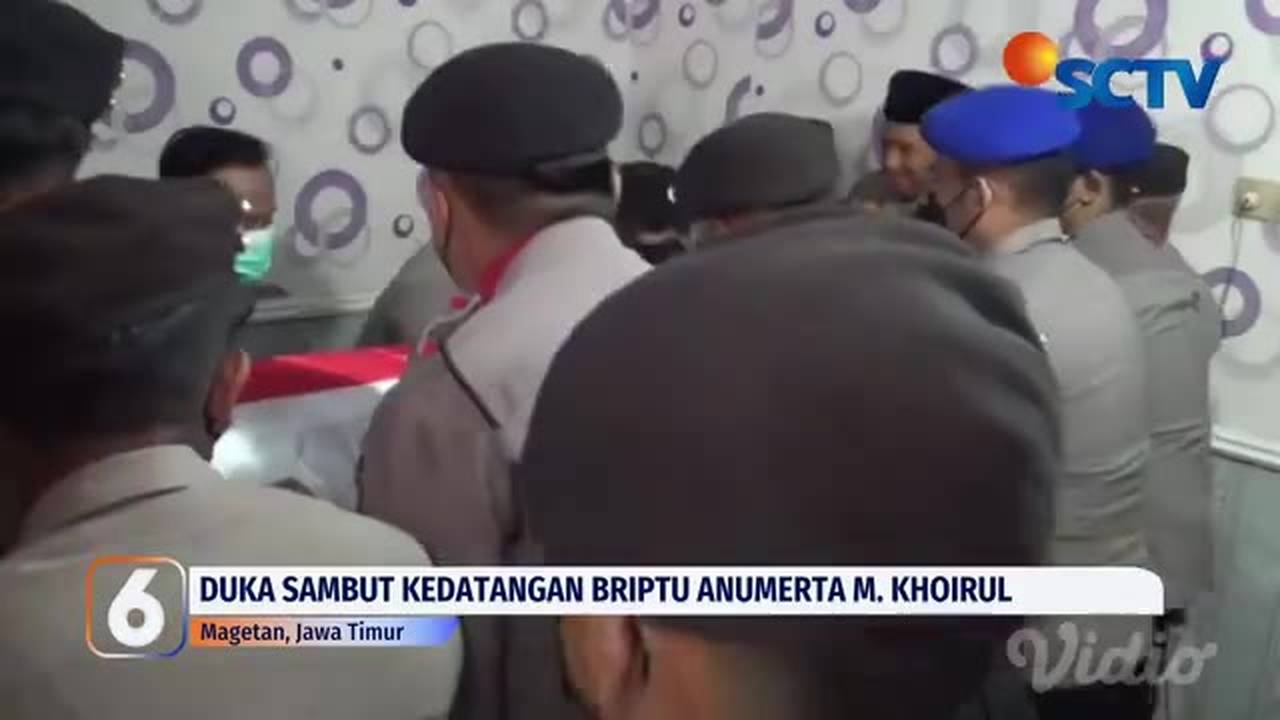 Duka Sambut Kedatangan Briptu Anumerta M. Khoirul - SCTV Regional | Vidio