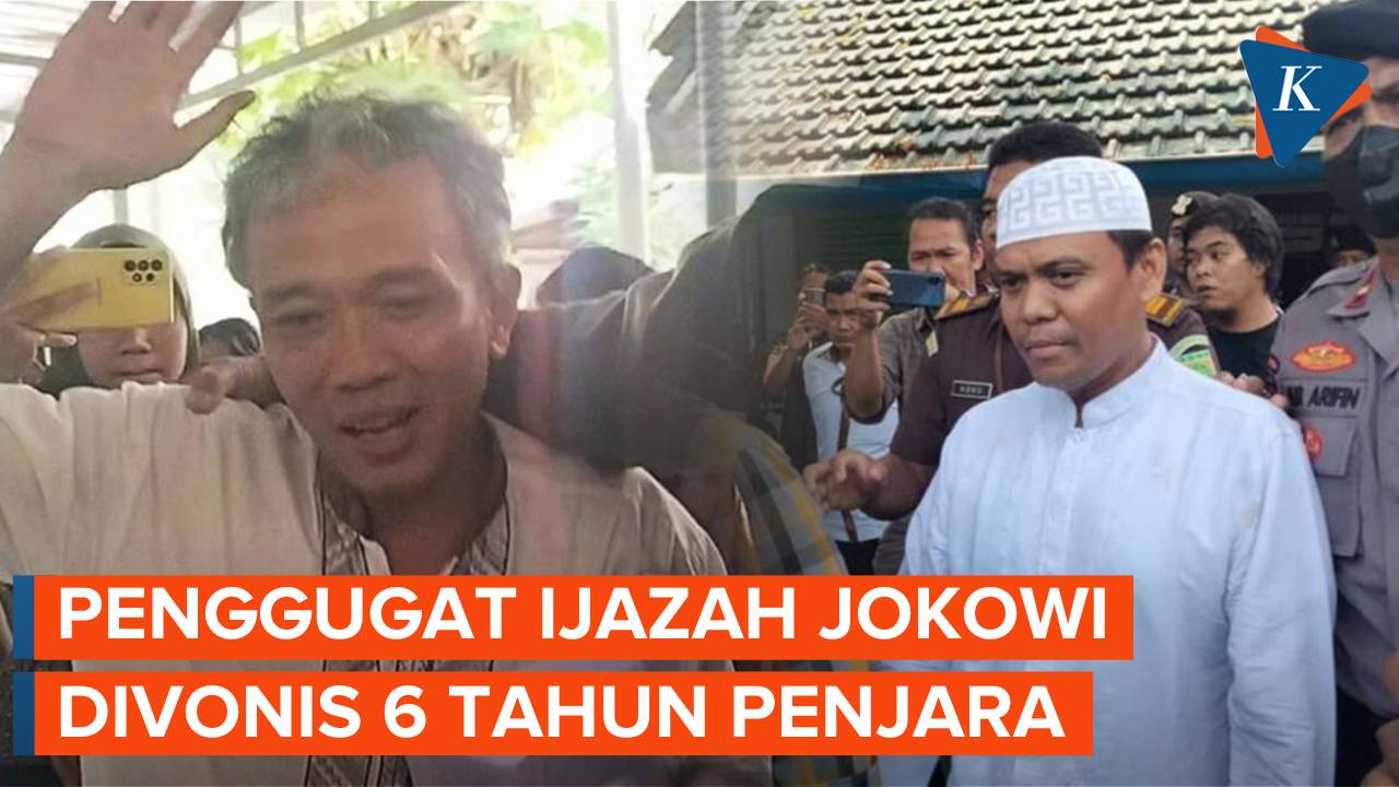 Bambang Tri Penggugat Ijazah Jokowi Divonis 6 Tahun Penjara - Kompascom ...