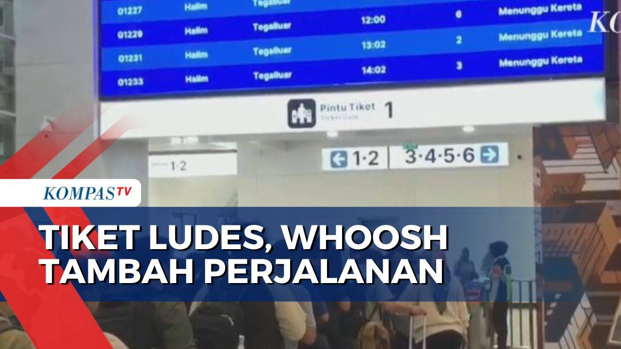 Libur Panjang, KCIC Tambah Jadwal KA Cepat Whoosh Weekend Ini - Kompas TV | Vidio