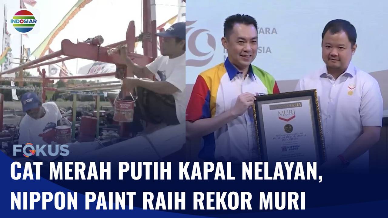 Semarak HUT RI, Nippon Paint Raih Rekor MURI Pengecatan Kapal Nelayan ...