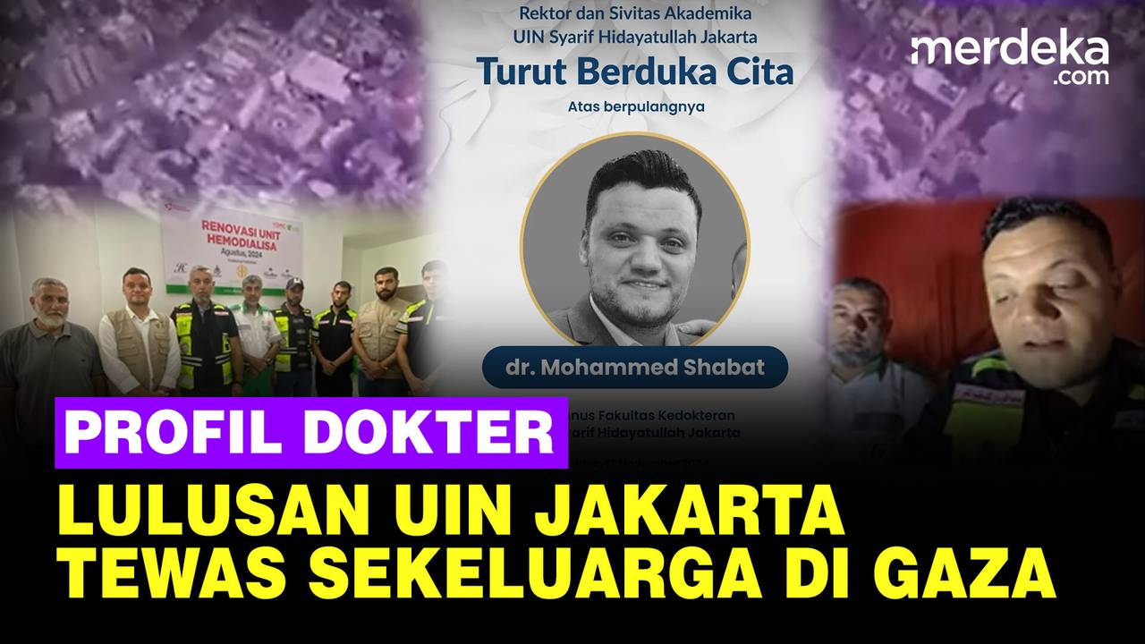 Sosok Mohammed Shabat, Dokter Lulusan UIN Tewas Sekeluarga Saat Jadi ...