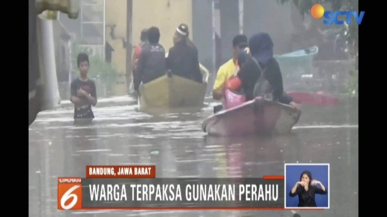 Sungai Citarum Meluap, 700 Rumah Warga Terendam di Kabupaten Bandung - Liputan 6 Siang - SCTV ...