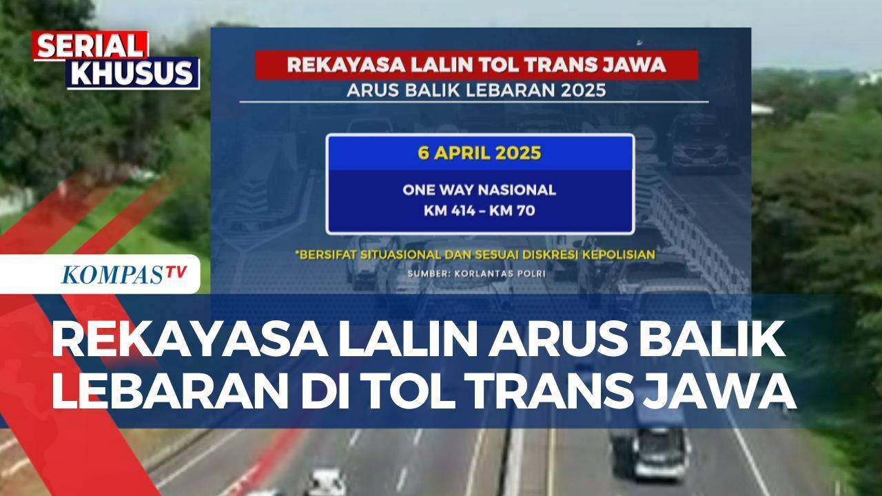 Jelang Arus Balik Lebaran, Begini Jadwal Rekayasa Lalu Lintas Tol Cikampek Utama-Kalikangkung ...