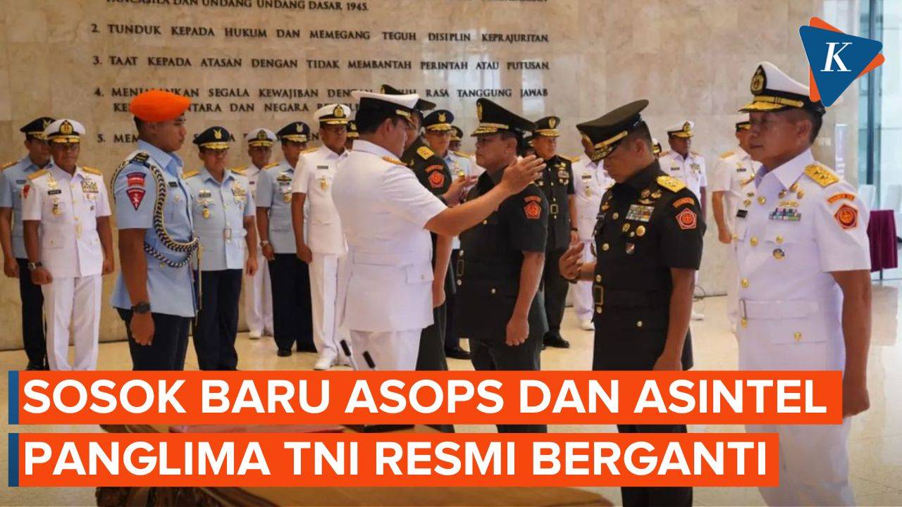 Asops dan Asintel Panglima TNI Resmi Berganti - Kompascom | Vidio