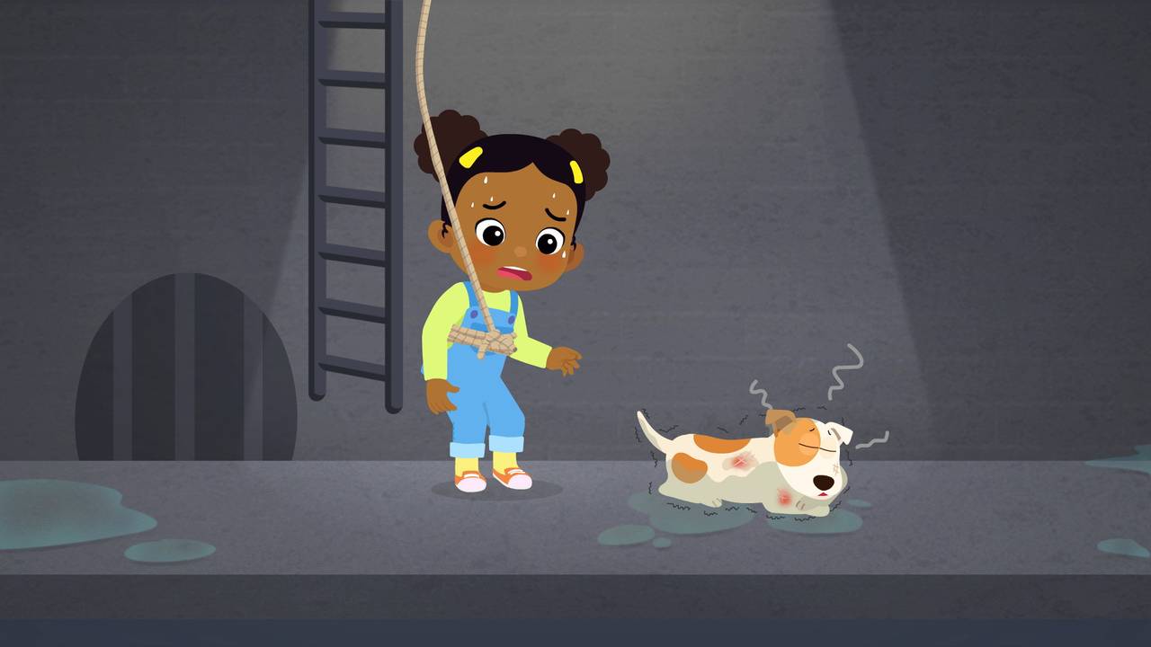 Tayo & The Animal Rescue - Ep 01 - A Puppy Fell Into a Manhole (2023 ...