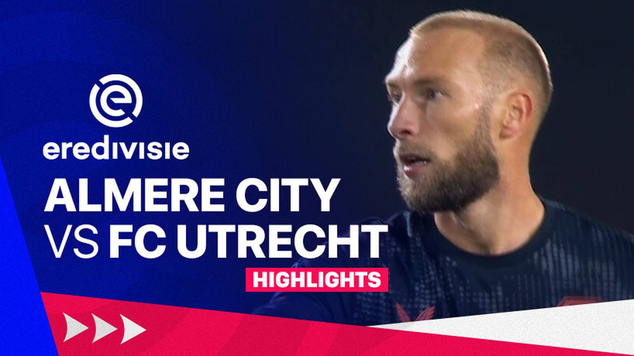 Almere City vs FC Utrecht - Highlights | Eredivisie 24/25 | Vidio