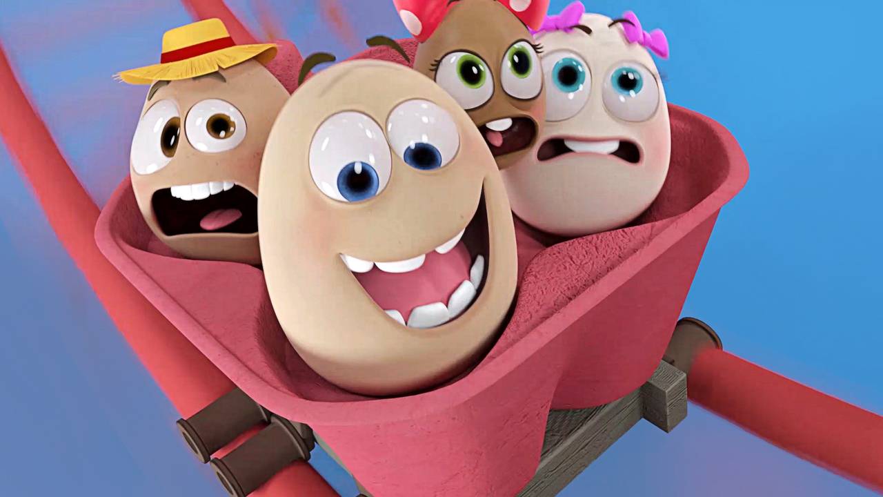 Eggy Pops Season 1 - Eggy Pops S.01 Ep. 5 Roller Coaster (2021) | Vidio