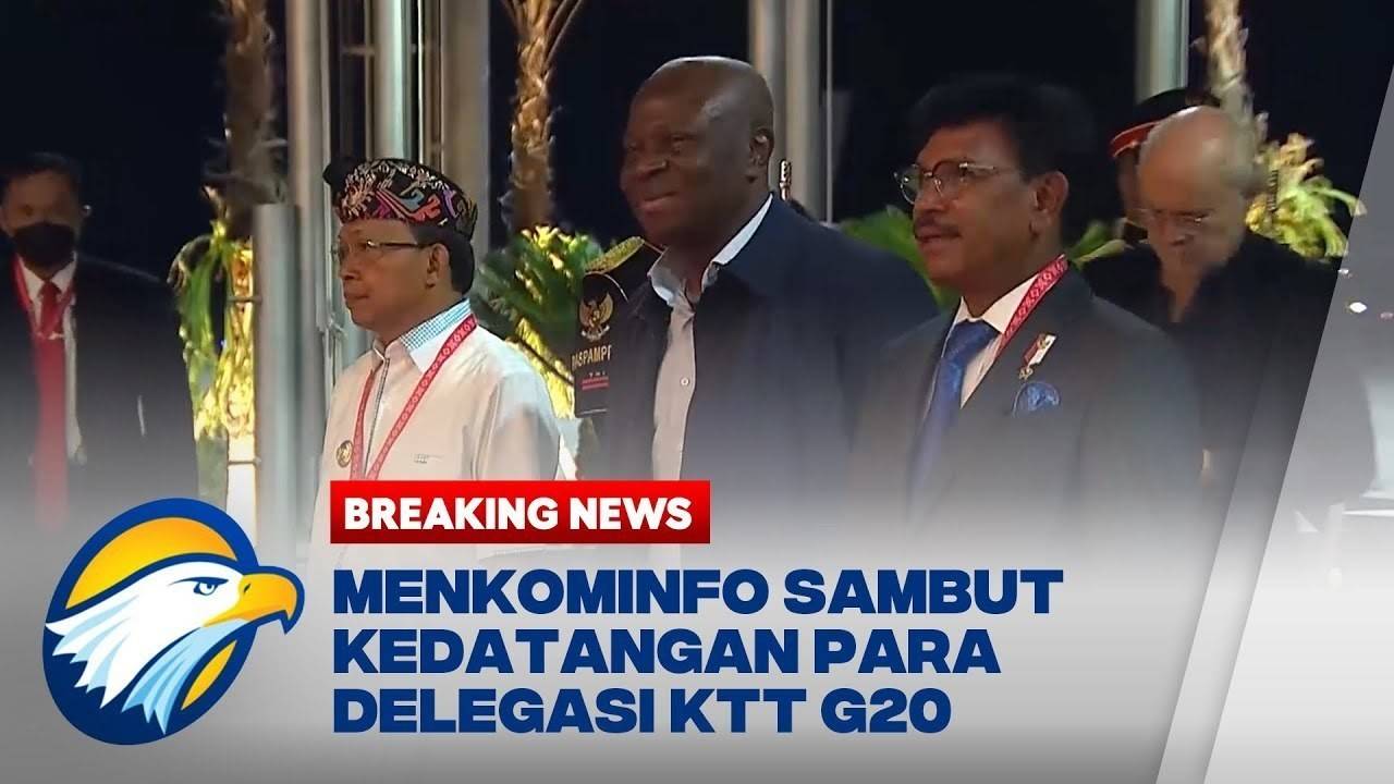Menkominfo Sambut Kedatangan Para Delegasi KTT G20 - METRO TV | Vidio