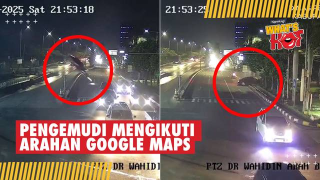 Tergocek Google Maps, Sebuah Mobil Terjun Bebas Dari Jalan Tol | Enamplus