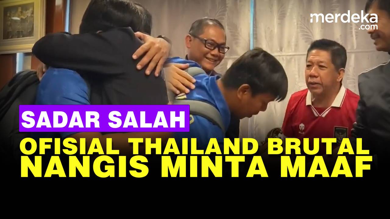 Ofisial Thailand Sok Jago Nangis Minta Maaf Peluk Kombes Sumardi ...