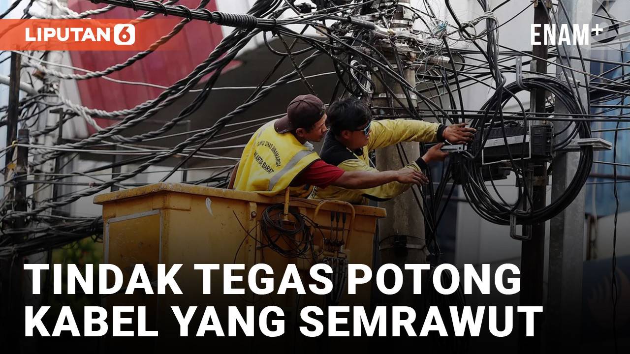 Pemprov DKI Jakarta akan Tindak Tegas Kabel Fiber Optik yang Semrawut ...